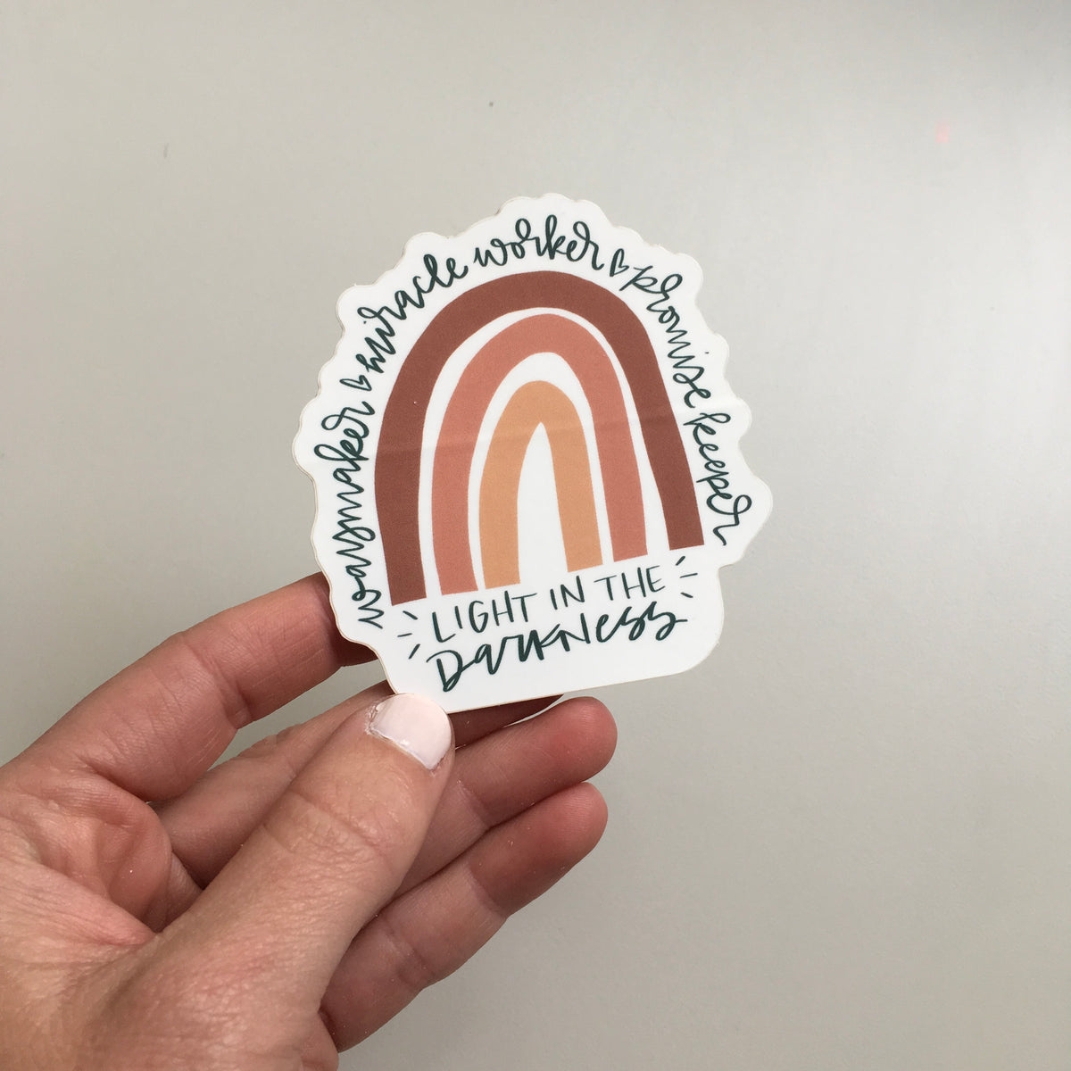 Vinyl Sticker - Waymaker Rainbow – Legacy of Love Creations